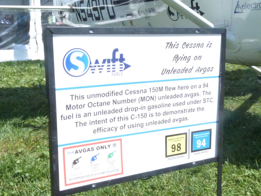 Swift Fuels Launches UNLEADED 94 MON Avgas at Oshkosh 2015 | Cessna ...