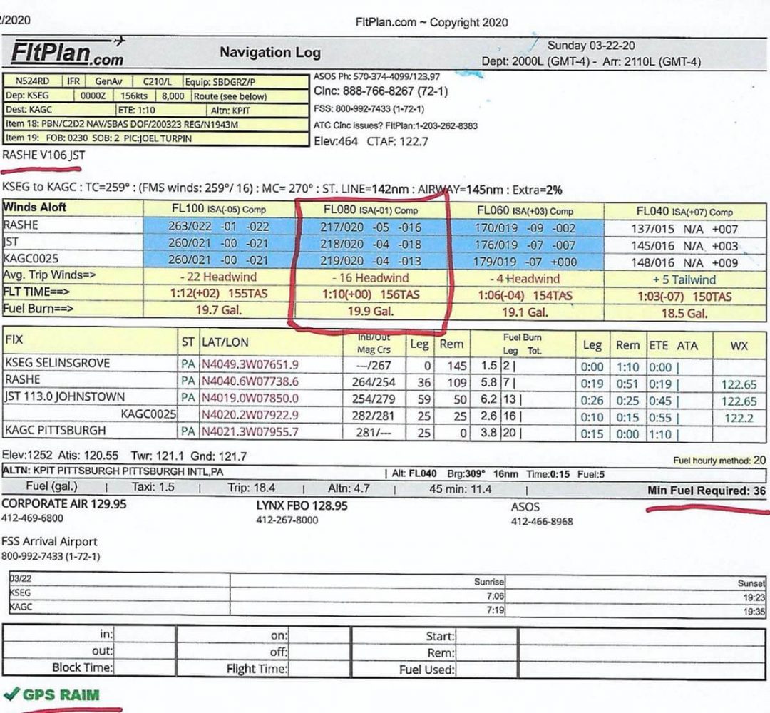 Professional IFR Flight: Planning for the GA pilot | Cessna Owner ...
